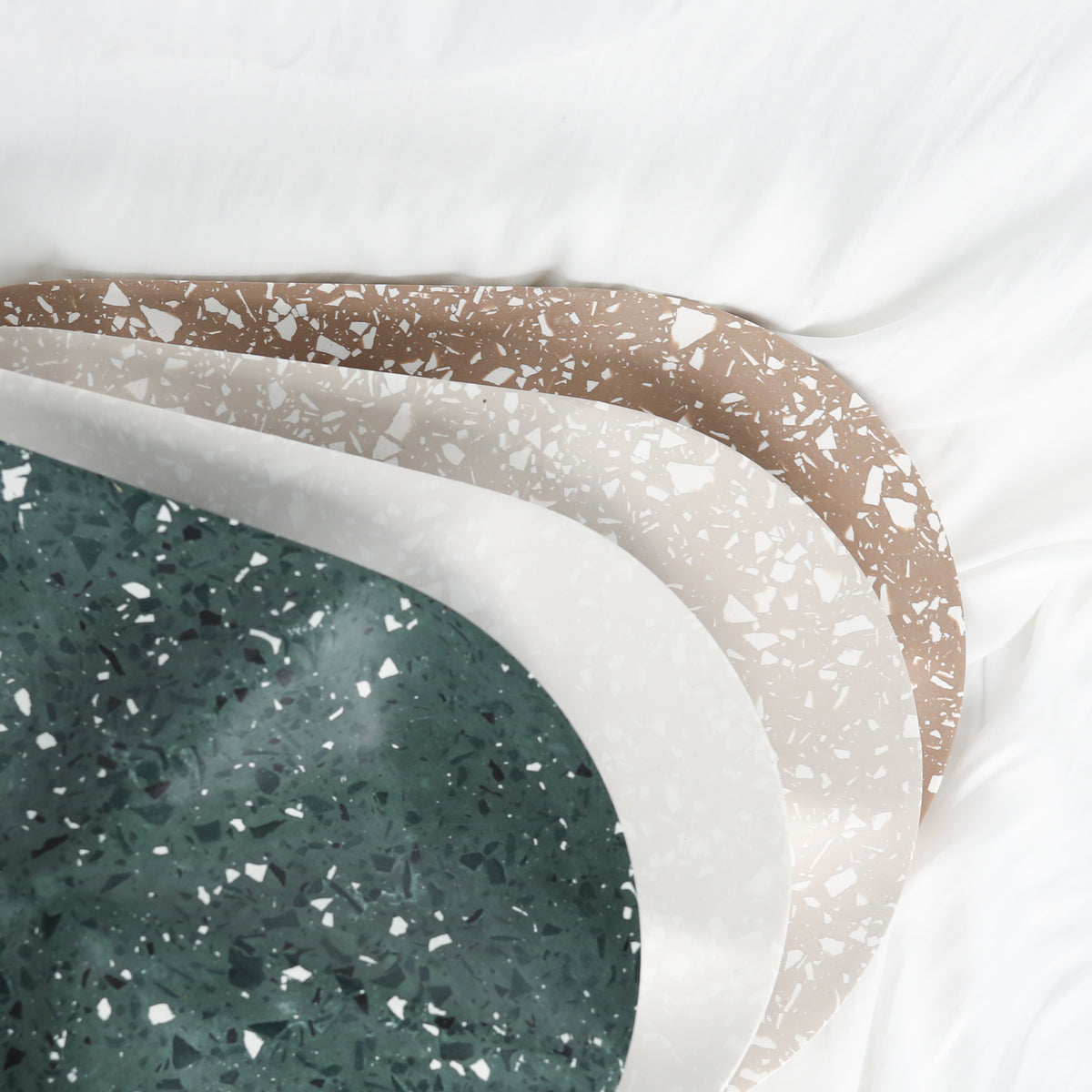 Emerald Terrazzo Seder Plate – rafa terrazzo objects